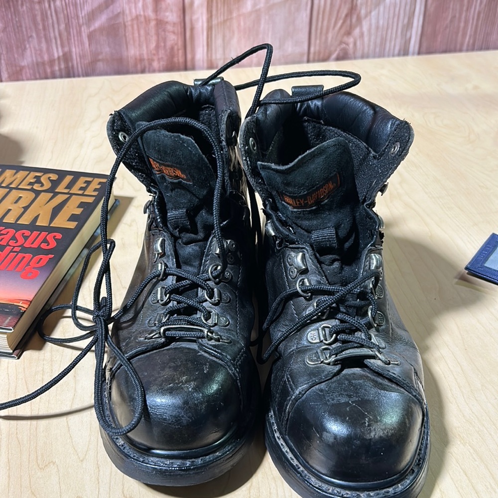 Preowned Harley-Davidson Mens Dipstick Riding Boots S… - Gem